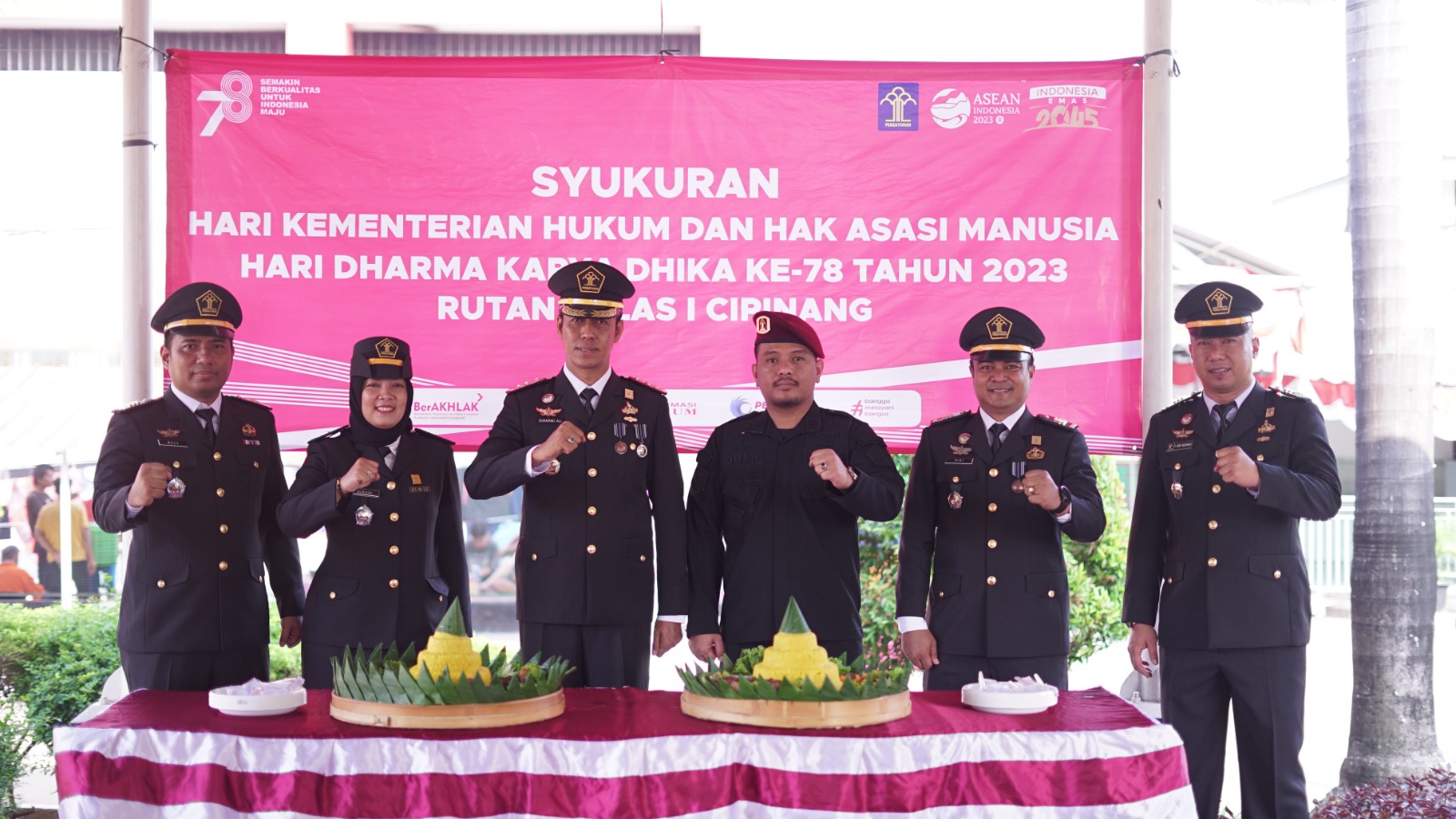 Puncak Peringatan Hari Dharma Karya Dhika, Rutan Cipinang Gelar Upacara Dan Syukuran Hari Jadi ...