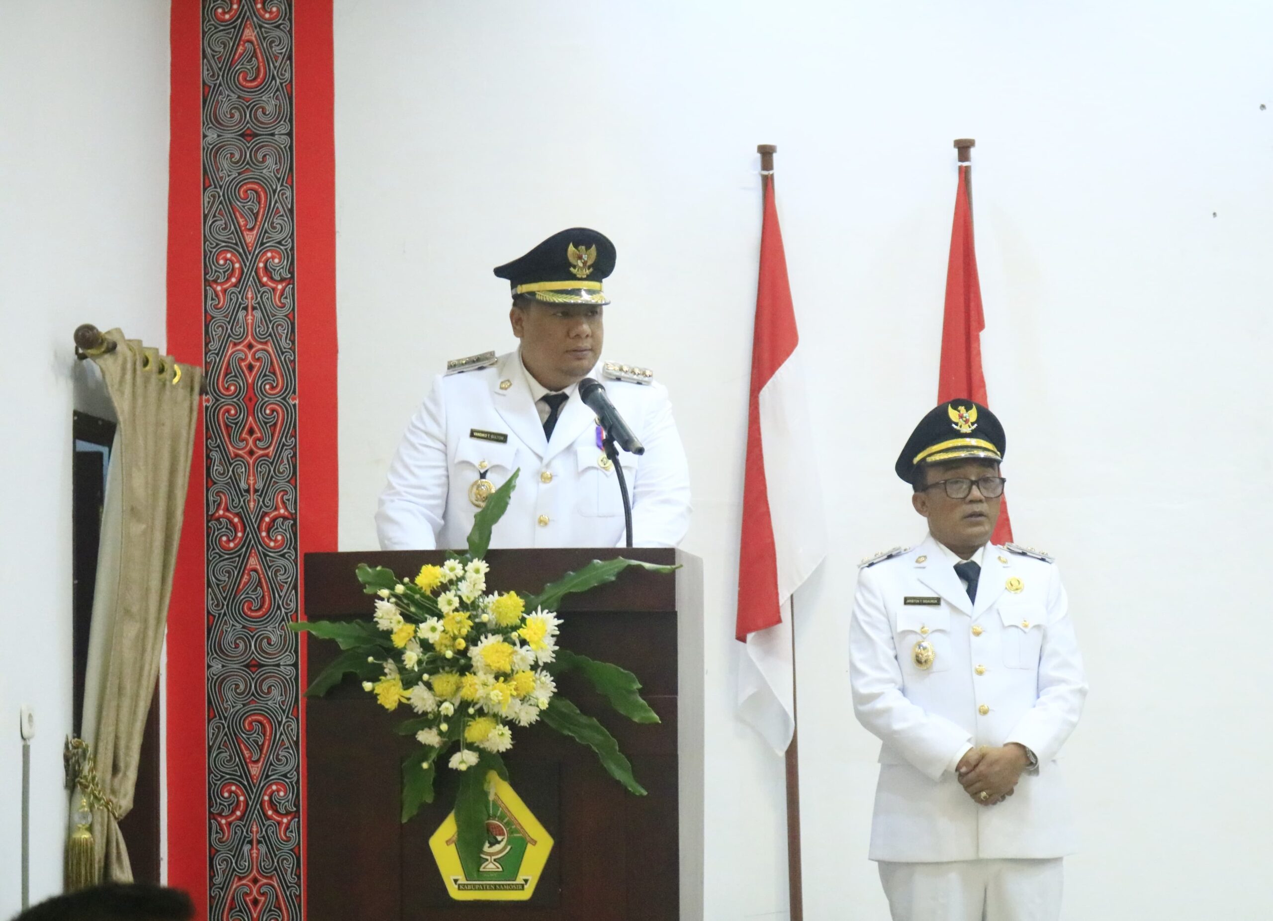 Paripurna Penyampaian Pidato Perdana Bupati dan Wakil Bupati Kabupaten Samosir – Metro Pena